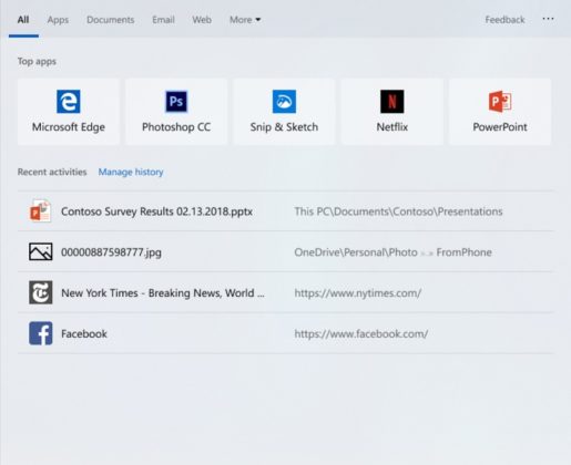 Windows 10 19H1 to bring Search improvements, simplified Apps ...