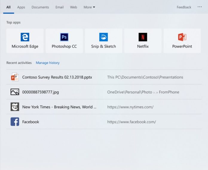 Windows 10 19H1 to bring Search improvements, simplified Apps ...