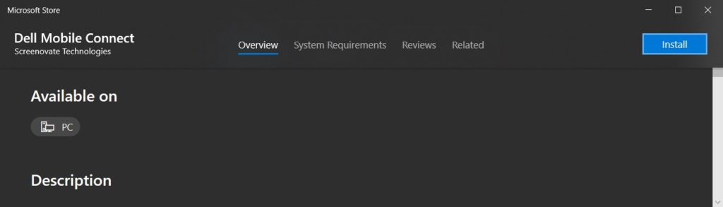 Windows 10's Dell Mobile Connect app gets a big update with major changes