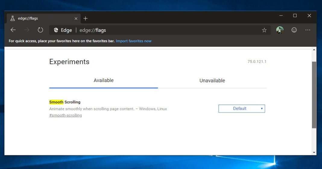Chromium Edge for Windows 10 to come with scrolling, media improvements