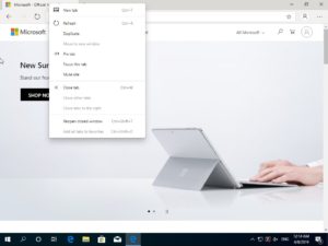 Microsoft Chromium Edge for Windows 10 has a Focus mode