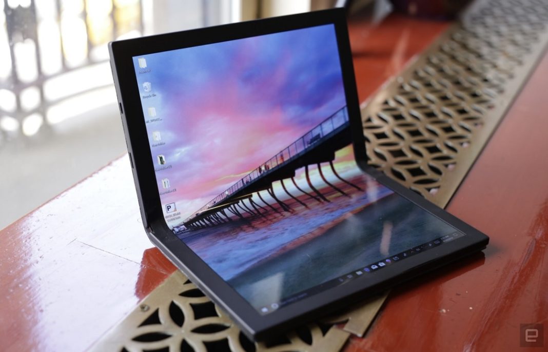 A closer look at Lenovo's first foldable Windows 10 device