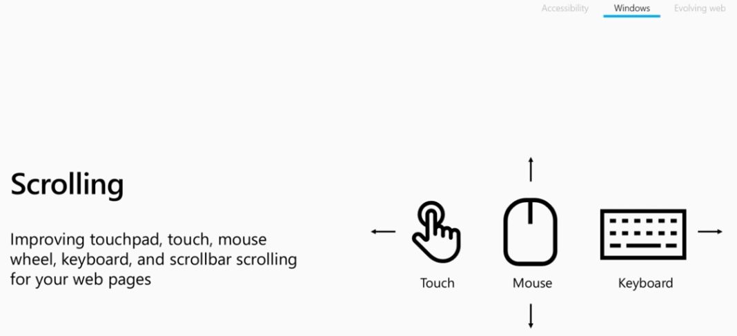 Microsoft details smooth scrolling for Edge, Chromium on Windows 10