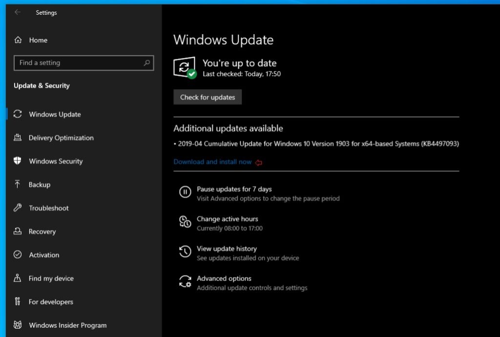 Windows 10 May 2019 Update gets a new Windows Update feature