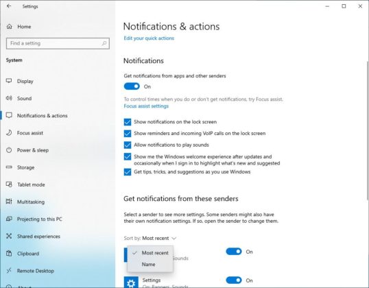 Microsoft tests nifty improvements for Windows 10 Notifications