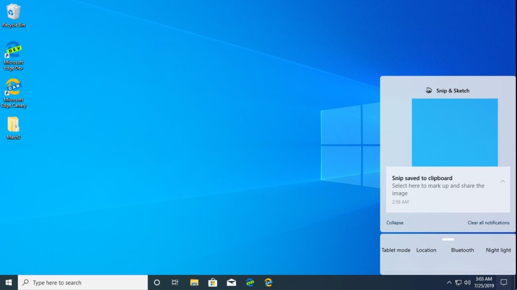 Internal Windows 10 20H1 Build 18947 has a new Control Center UI