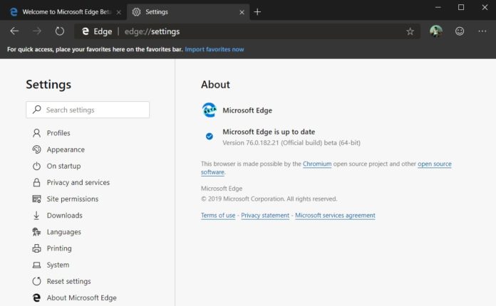 The more stable channels of Microsoft Edge may be coming soon