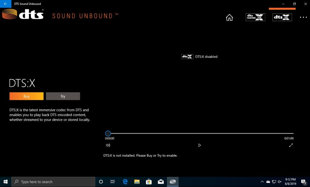 DTS immersive audio is now available on Windows 10 20H1