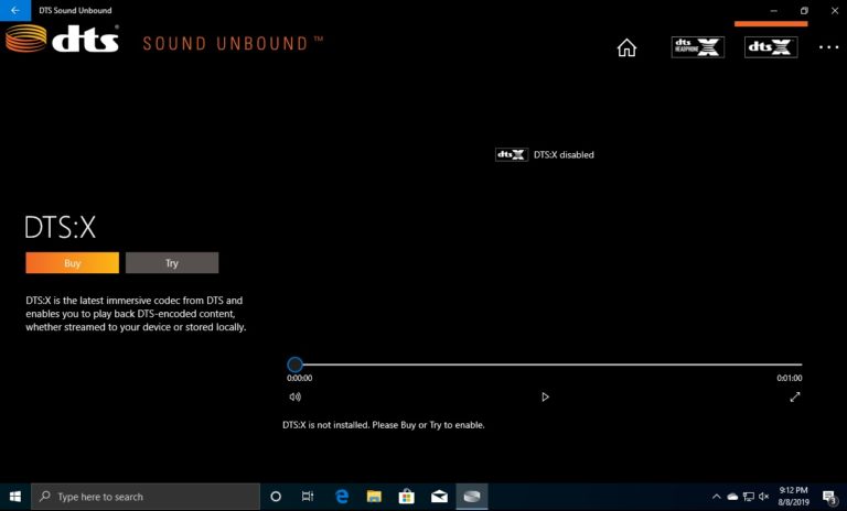 DTS immersive audio is now available on Windows 10 20H1