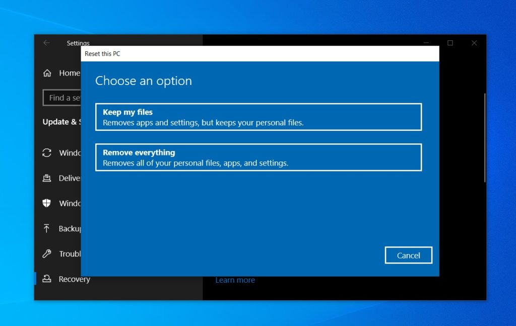 Microsoft reveals how Windows 10 Cloud recovery feature works