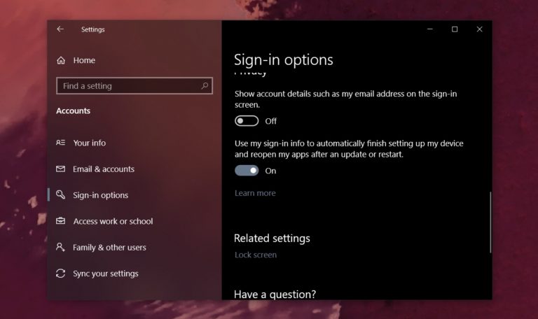 Windows 10's next update will give you control over restartable apps