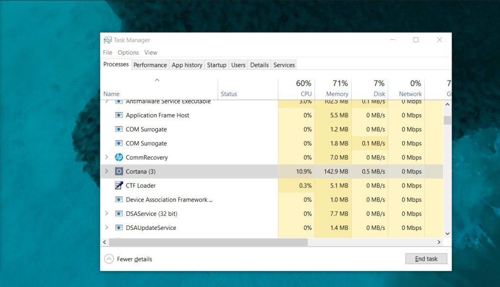 Windows 10 KB4512941 (Build 18362.329) is causing high CPU usage