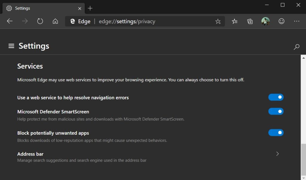 Microsoft Edge gets a new security feature on Windows 10