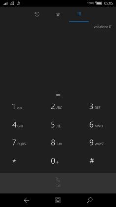 Here's a look at Windows 10 ARM for Lumia with phone dialer