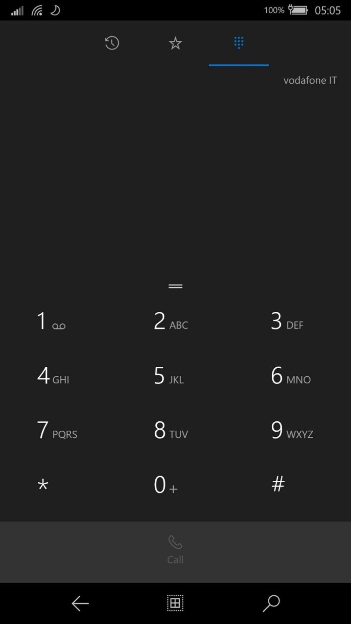 Here's a look at Windows 10 ARM for Lumia with phone dialer