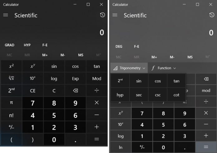 Windows 10 Calculator is getting new useful features