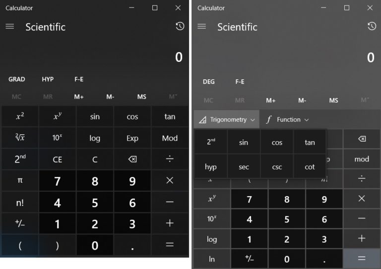 Windows 10 Calculator is getting new useful features