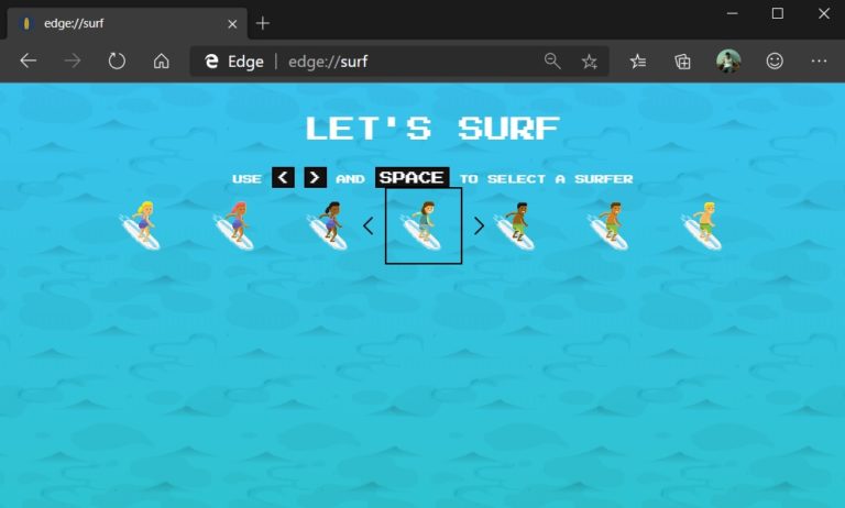 Microsoft Edge gets a new logo and built-in Surfing game