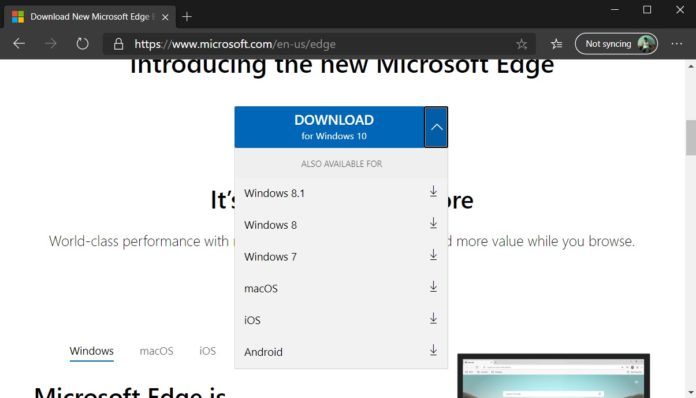 How to download new Microsoft Edge on Windows 10