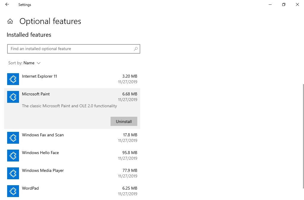 Windows 10 to offer Paint and WordPad as optional features Windows 10 to offer Paint and WordPad as optional features