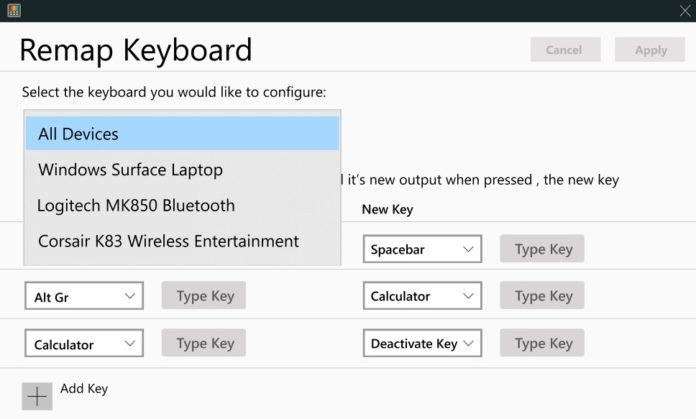 Microsoft is working on a keyboard manager for Windows 10