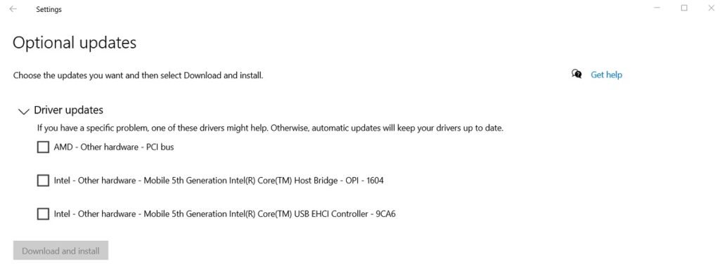 Windows 10 gets Windows 7's optional updates experience