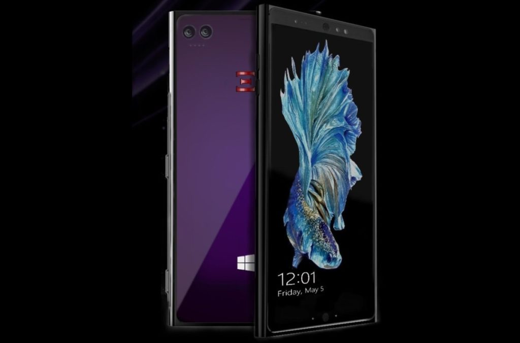 This is a Windows 10 phone that can run Android apps