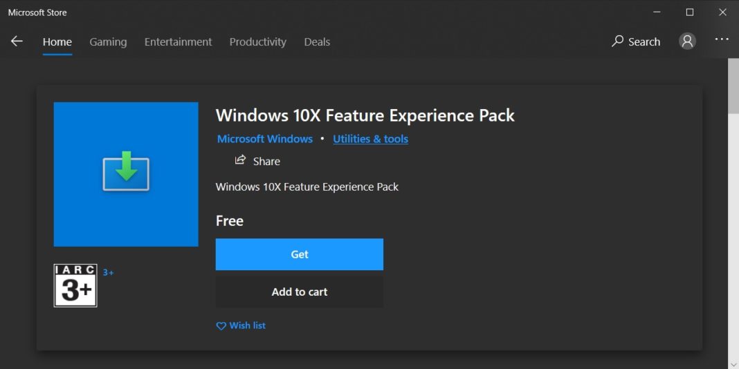 Windows 10 Feature Experience Pack hints at a modular future