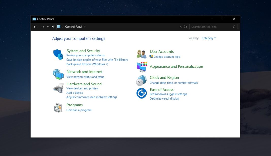 Windows 10 update will bring another Control Panel feature to Settings