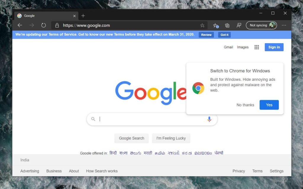 Microsoft Edge will finally let you change search engines