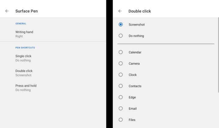 Emulator reveals Surface Duo's new stylus features