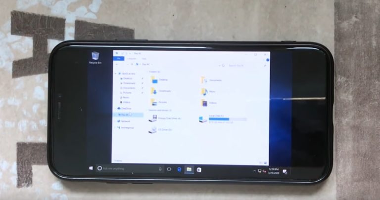 You can run Windows 10 on iPhone X with Virtual Machine