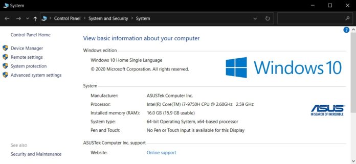 Windows 10 update may kill off Control Panel's System applet