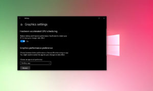 Windows 10 hardware accelerated GPU scheduling explained