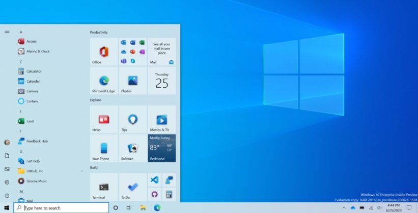 Windows 10's refreshed Start Menu launched — here's your first look