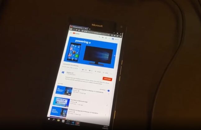 Enthusiasts showcase Windows 10 for ARM with Continuum-like feature