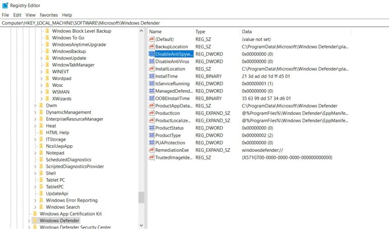 How to disable Windows Defender on Windows 10