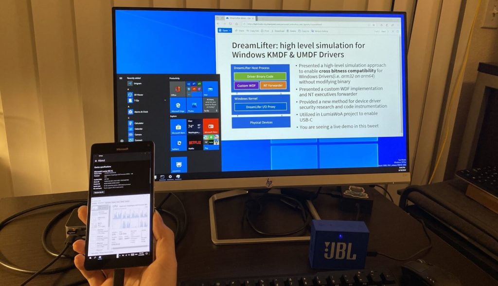 Here's what Windows 10 would look like on a Surface Duo phone
