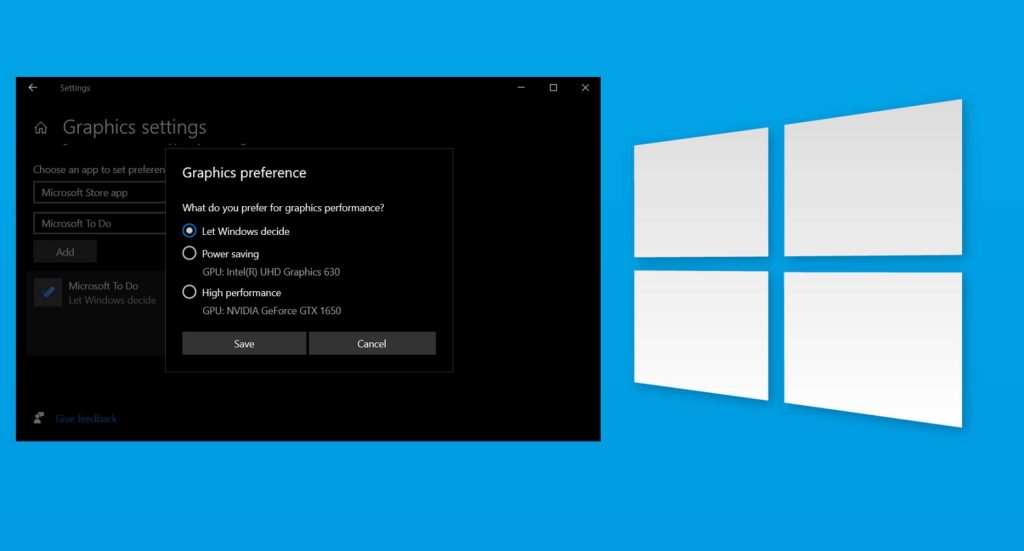 Windows 10 is getting new GPU controls for power users