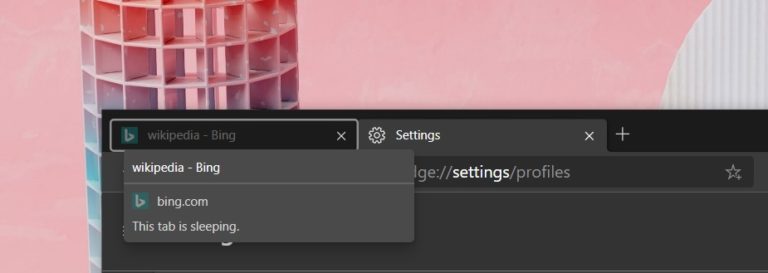Microsoft Edge's new "Sleeping Tabs" feature will reduce RAM usage
