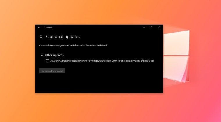 Windows 10 Build 19041 Betawiki