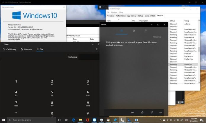 Dev enables cellular support in Windows 10 21H1 running on phones