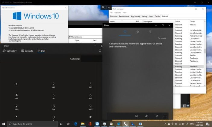 Dev enables cellular support in Windows 10 21H1 running on phones