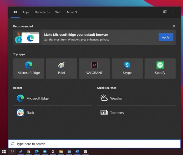 Windows 10 is now nagging users to set Edge as the default browser