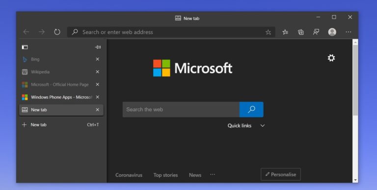 Microsoft Edge gets a tab navigation feature you won't find in Chrome