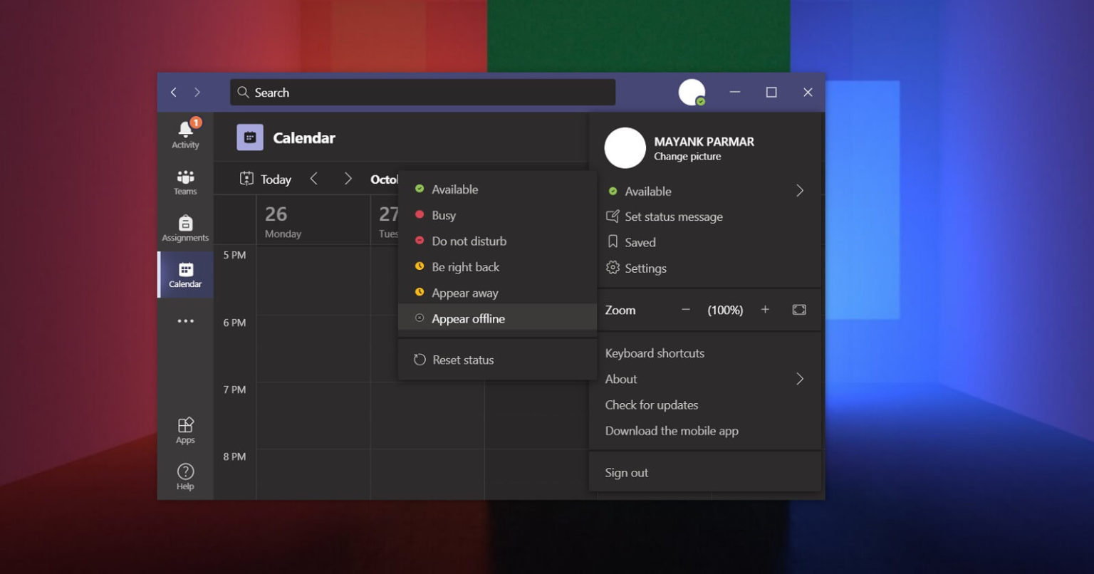 Microsoft Teams now lets you go invisible with new Offline status