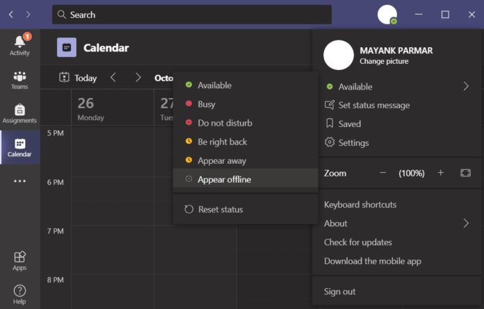 Microsoft Teams now lets you go invisible with new Offline status