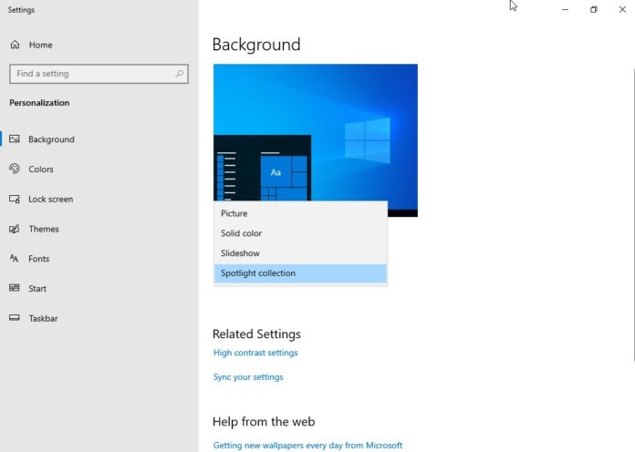 Windows 10 is finally getting desktop spotlight feature and more