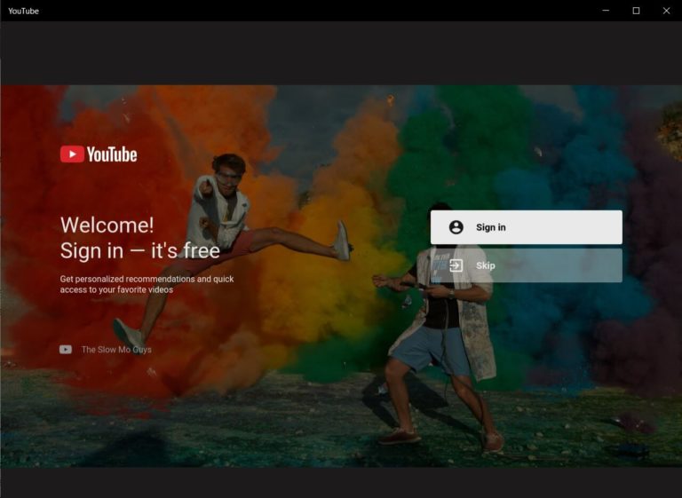 Google's YouTube app for Windows 10 shows up in the Store