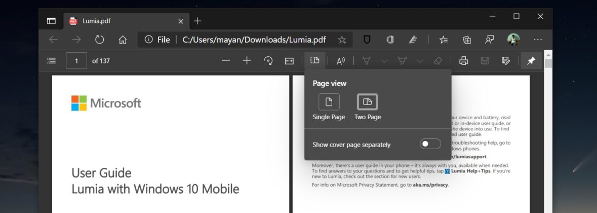 Microsoft Edge's Pdf Reader Is Getting Another Great Feature